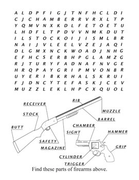 Word Search - Hunter Ed Adventures